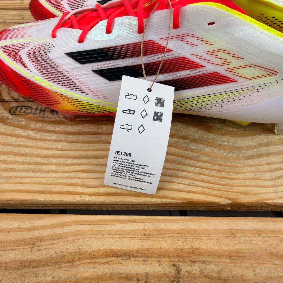 Adidas Adizero F50 Elite FG Men’s Sz 11.5 Pure Victory Pack IE1206 NWOB ...