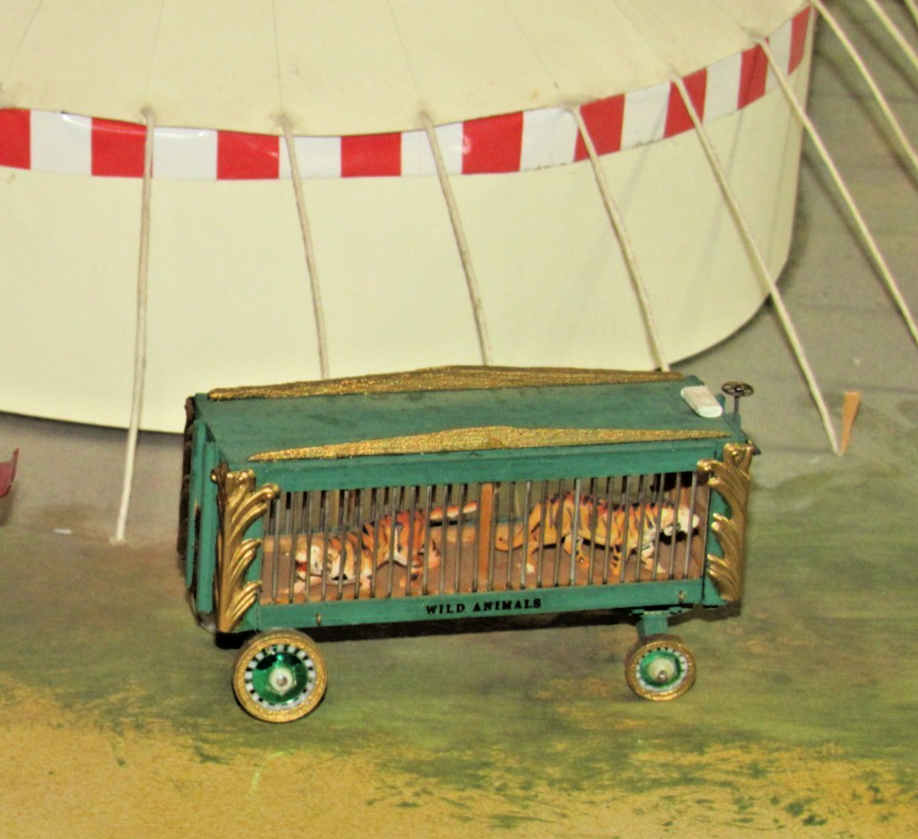 ho scale CIRCUS TIGER CAGE PARADE WAGON Model Train Layouts & Display ...