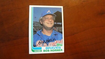 1982 TOPPS #145 BOB HORNER BASEBALL CARD | eBay