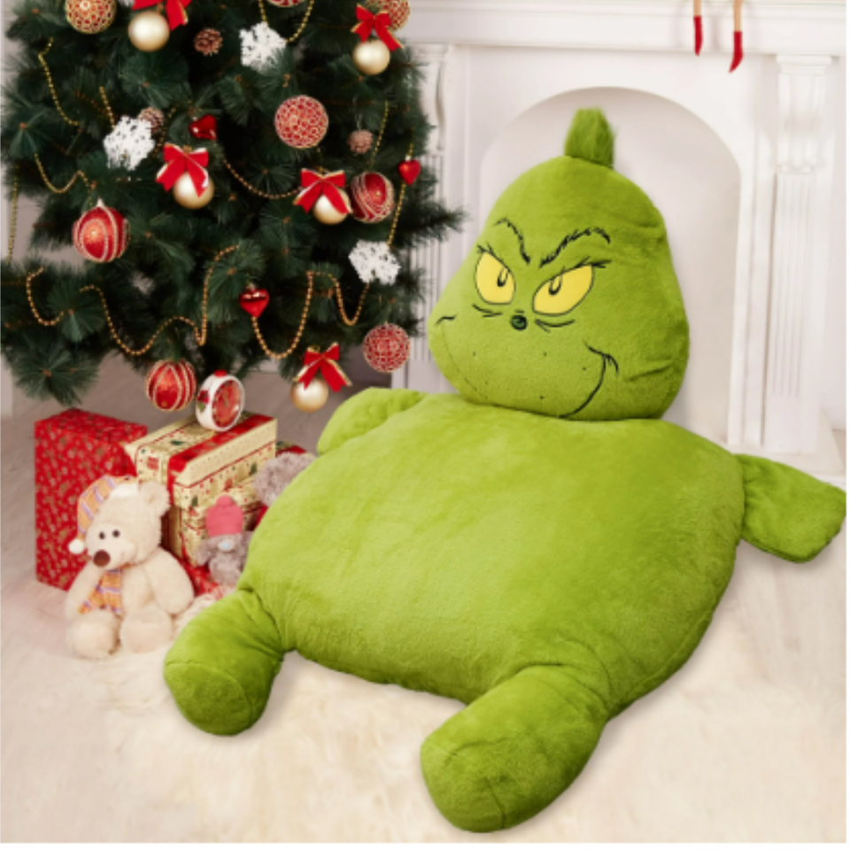 Dr. Seuss, How the Grinch Stole Christmas , Grinch Jumbo Pillow - 50 ...