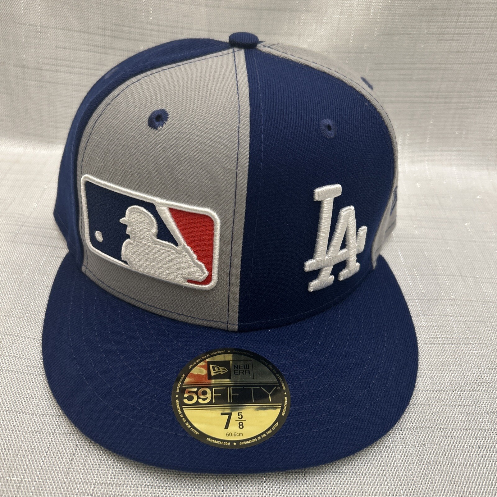 New Era 59Fifty Fitted Los Angeles Dodgers MLB Logo Hat Men's Sz 7 5/8 ...