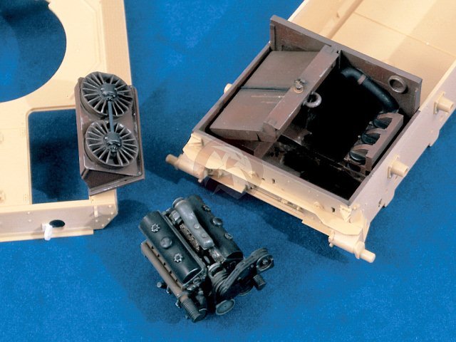 Verlinden 1/35 Panzer IV Tank Engine and Compartment WWII (for Tamiya ...