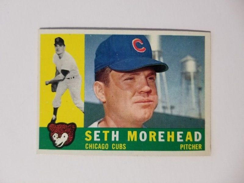 SETH MOREHEAD 1960 TOPPS BASEBALL CARD #504 CHICAGO CUBS | eBay