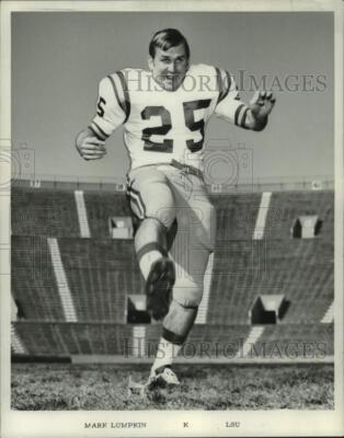 1969 Press Photo LSU college football kicker Mark Lumpkin - nos22536 | eBay