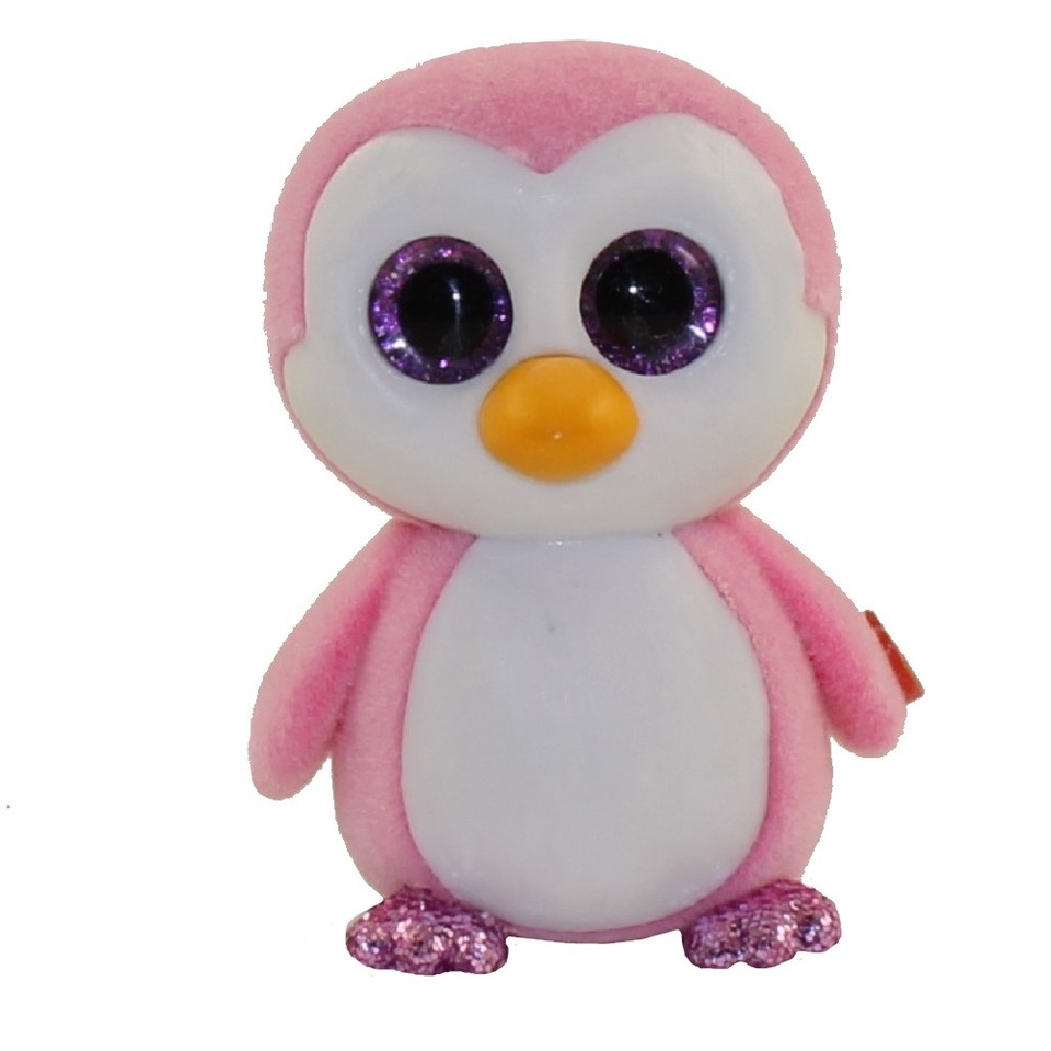 TY Beanie Boos Mini Boo Glider Pink Penguin Series 3 Collectible Figure ...