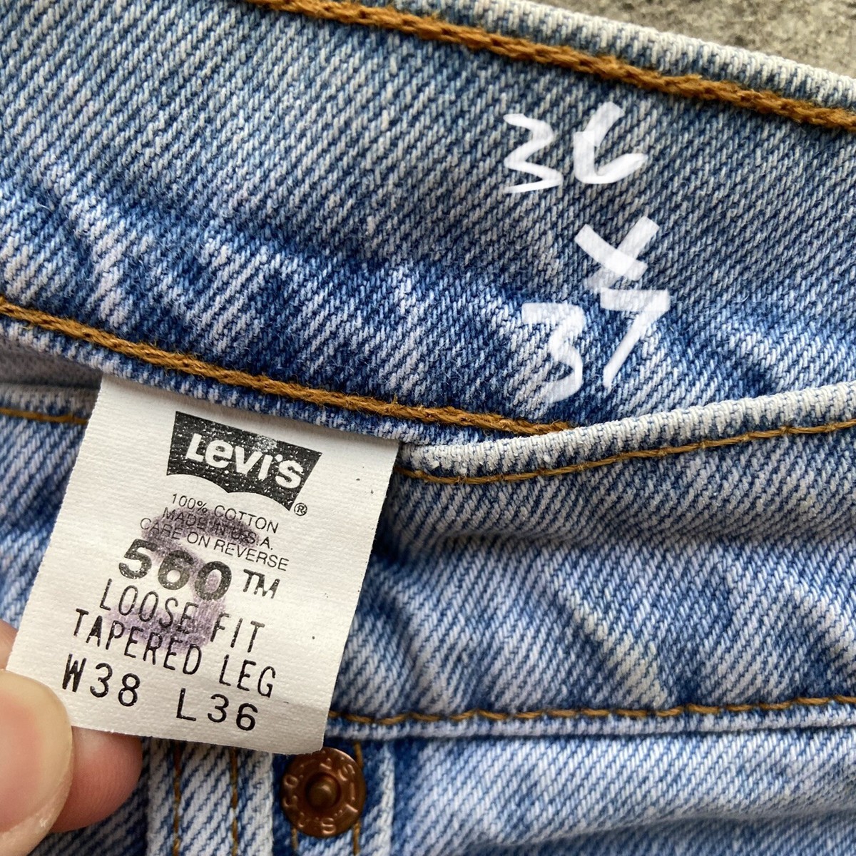 Vintage Levis 560 Jeans 36x37 Made in USA Comfort Fit Vintage Levis 560 Jeans 36x37 Made in USA Comfort Fit