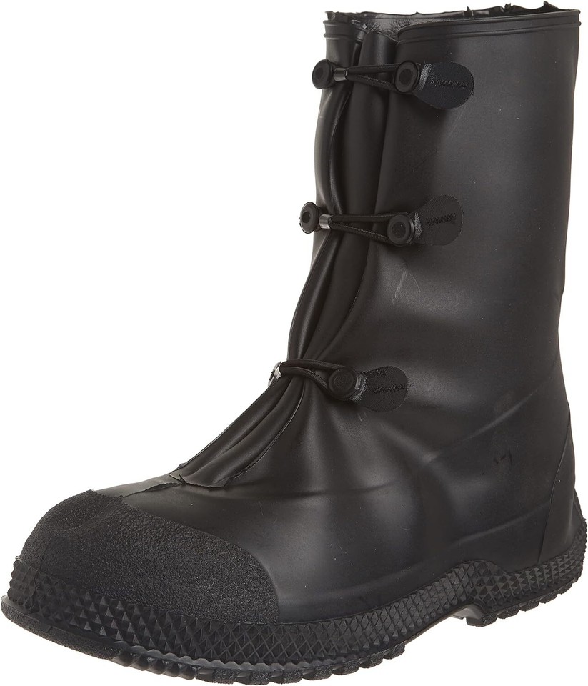PVC Rubber Waterproof Over Work Boots Shoes Rain Snow Construction ...