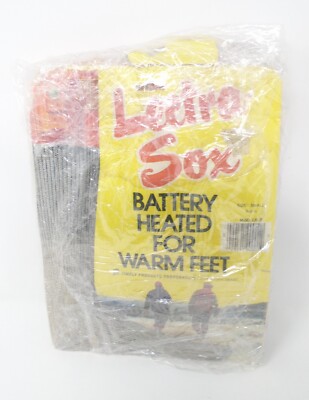 Vintage Lectra Sox Size Small 8-9.5 Battery Heated Socks New | eBay