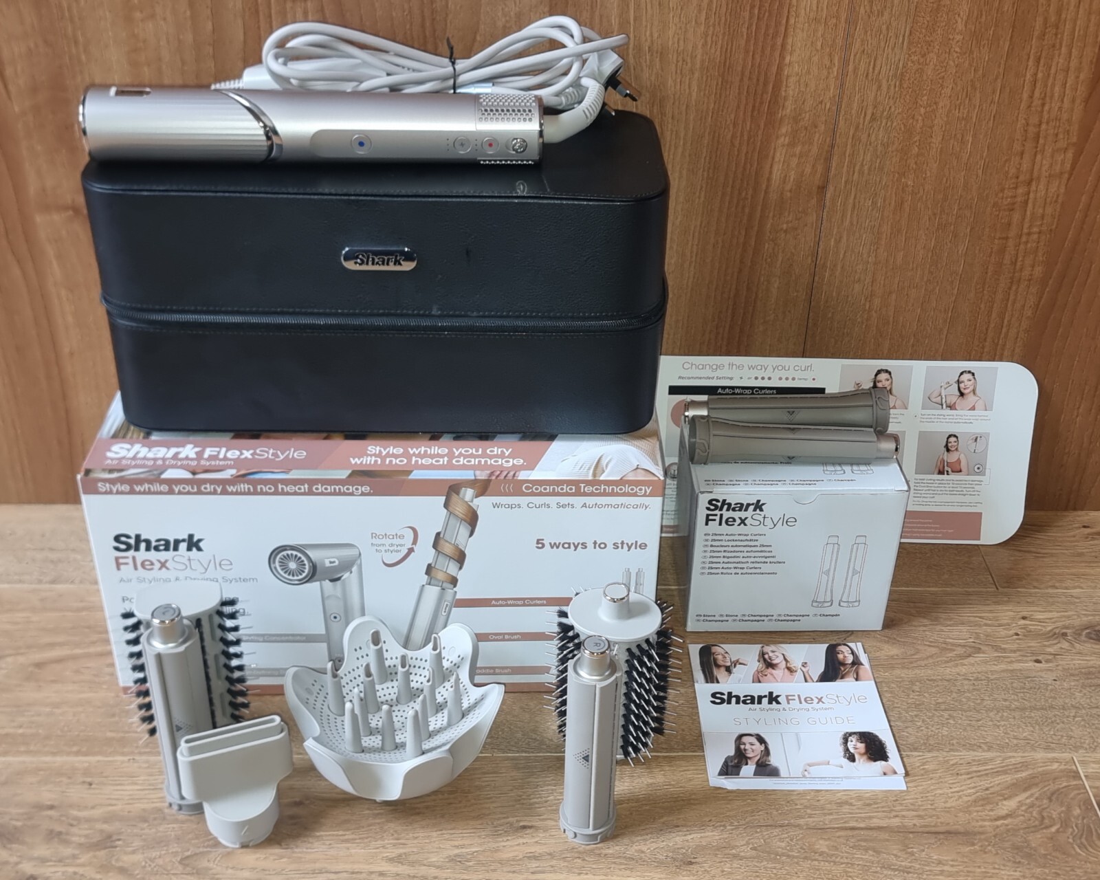 Shark FlexStyle 5-in-1 Air Styler & Hair Dryer with Auto-Wrap Curlers ...