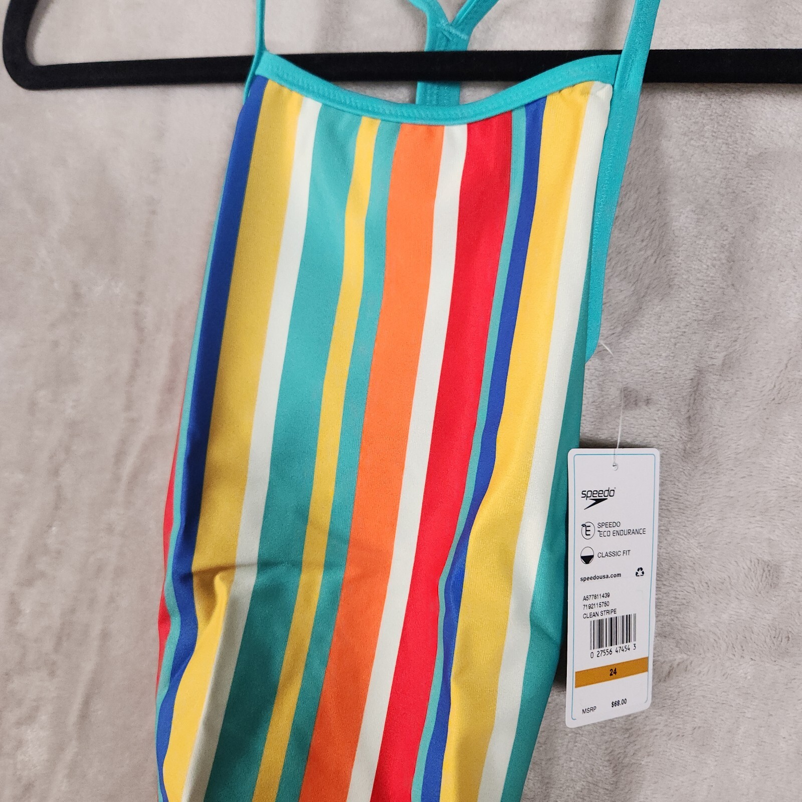 Speedo Stripe The One 750 One-Piece Swimsuit Female Training NWT ...