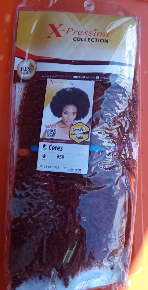 Expression Cere Xpression Ceres Afro Marley Kinky Crochet Colour 350 | eBay