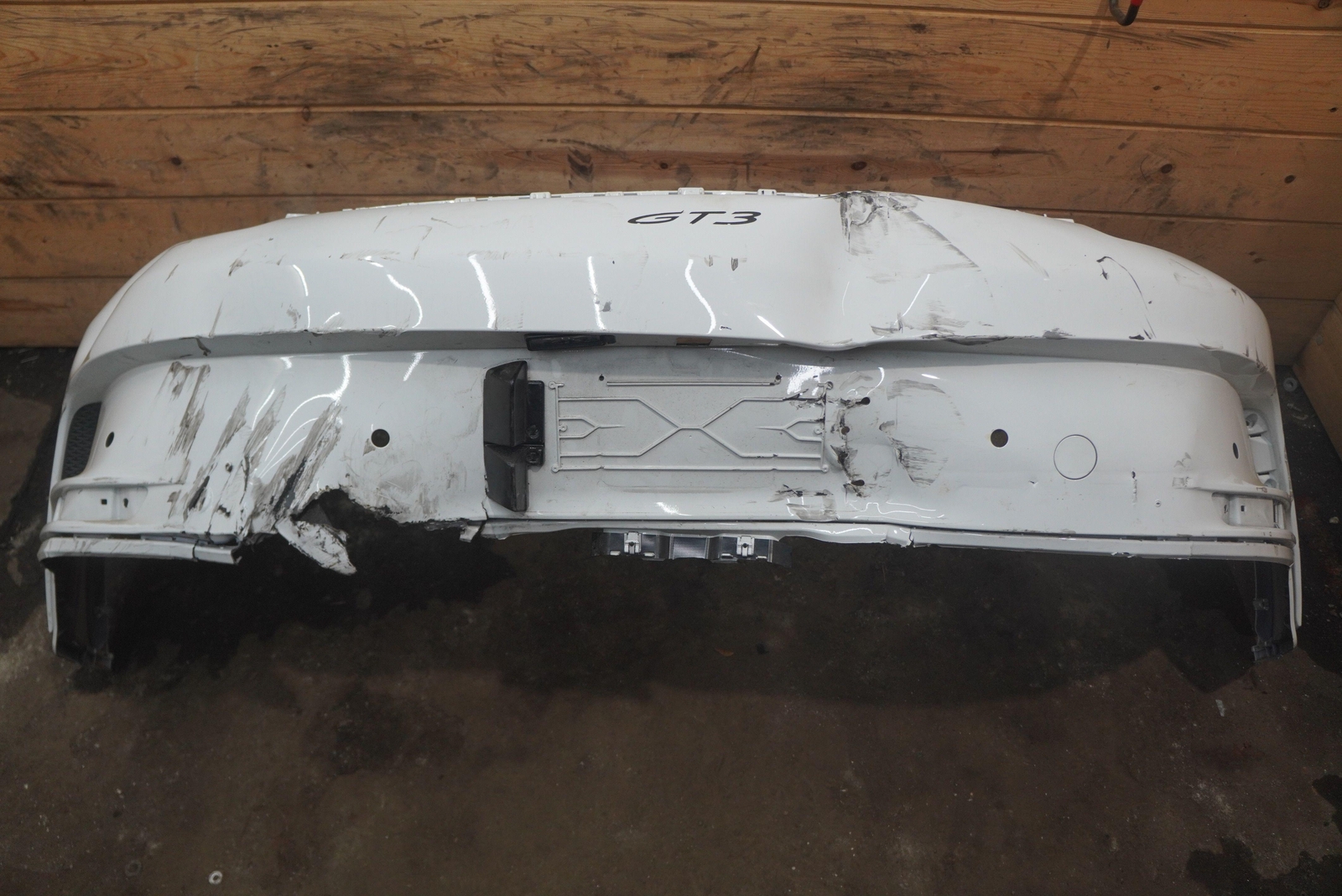 Rear Bumper Cover Assembly White 9GT898014C OEM Porsche 911 GT3 992 22 ...