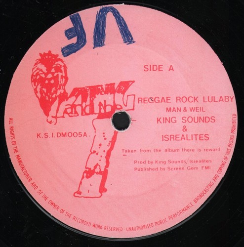 King Sounds and the Israelites Reggae Rock Lulaby 12" vinyl Ksi in ...