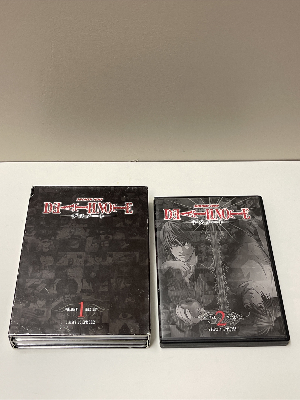 Death Note Complete Series Box Set: Vol. 1 & Vol 2. (DVD 2008) [Region ...