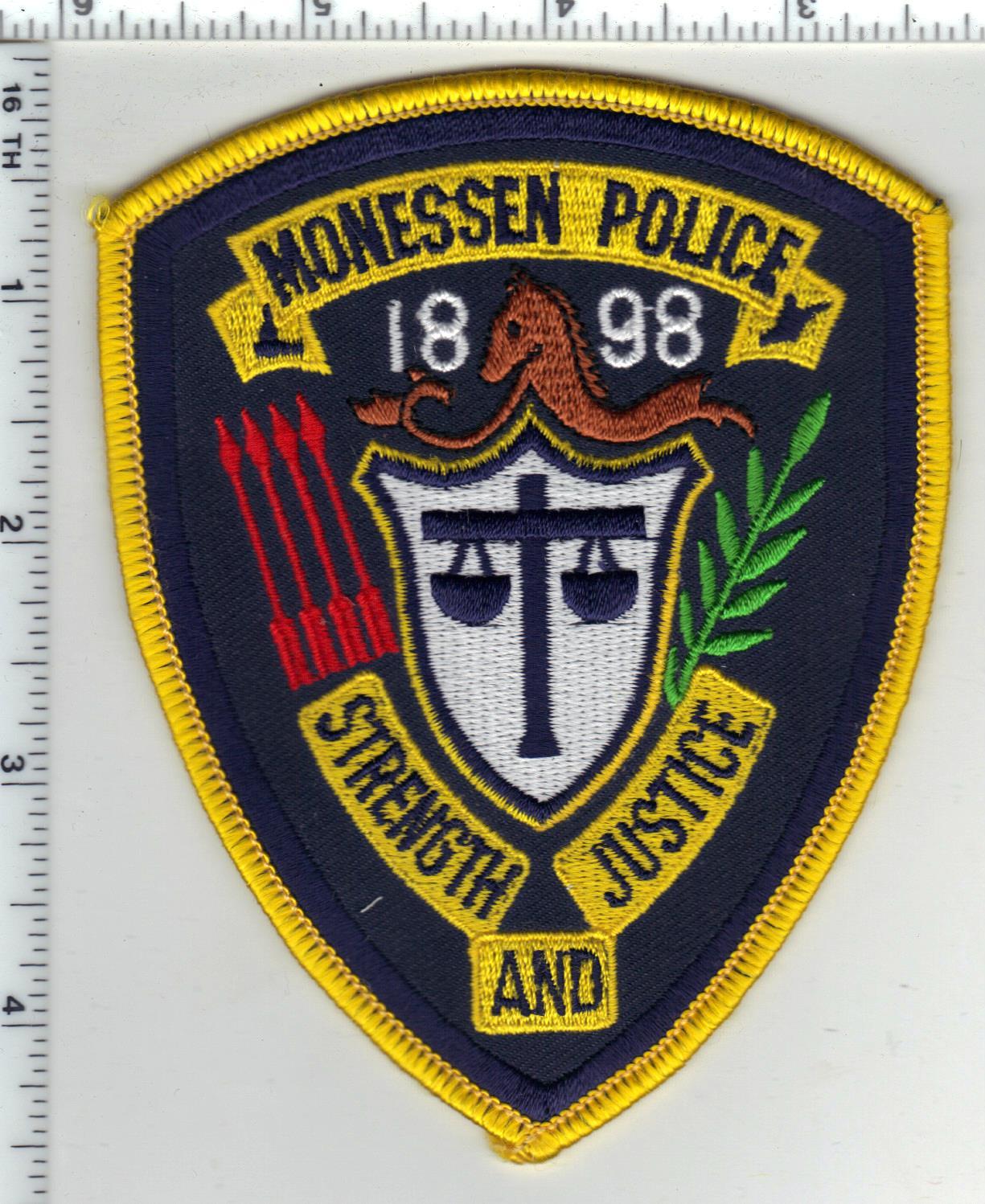 Monessen Police (Pennsylvania) 2nd Issue Shoulder Patch | eBay