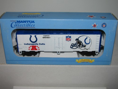 Mantua HO scale 733-836 Reefer NFL Indianapolis Colts | eBay