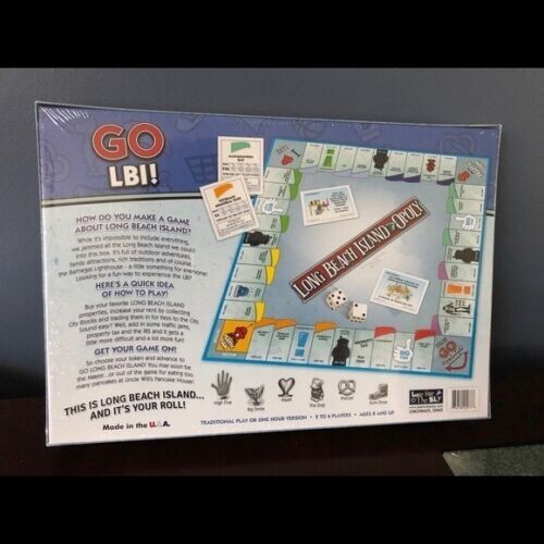 NEW Long Beach Island NJ Opoly Monopoly Jersey Shore Board Game Sealed ...