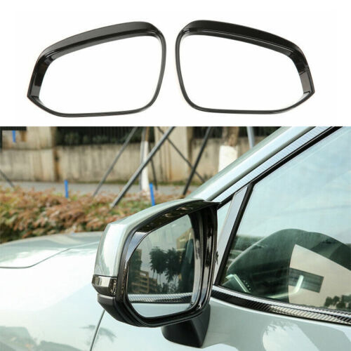 Gloss Black Exterior Rear View Mirror Frame Trim Fit For Toyota RAV4 ...