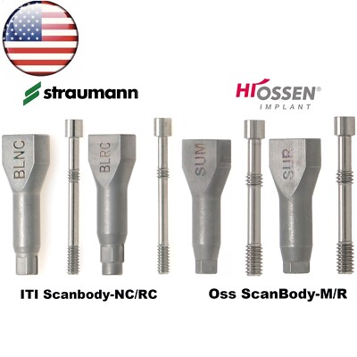 US Dental CAD/CAM Implant Scan Body Fits Hiossen Osstem ET Straumann ...