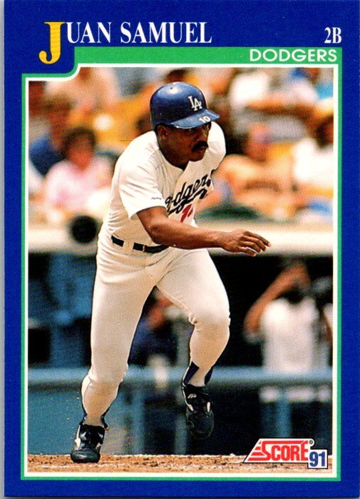 1991 Score - #446 Juan Samuel for sale online | eBay