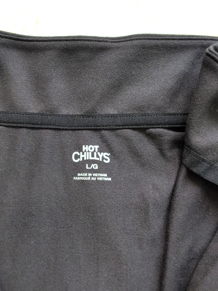 Hot Chillys Clima-Tek Zip-T Base Layer - Men's Large Black LS | eBay