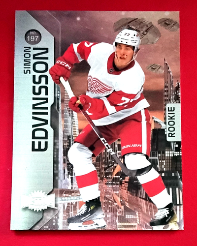 2023-24 SIMON EDVINSSON Rookie Detroit Red Wings #197 Metal Universe | eBay