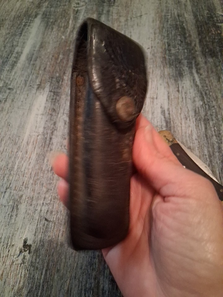 Vintage Buck Knife #110 With Sheath Blade Needs Repair | eBay