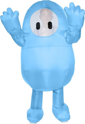 Fall Guys Blue Inflatable Kids Costume | Officially Licensed ...