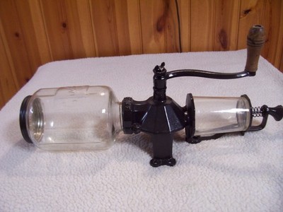 Arcade Crystal # 4 Wall Mount Coffee Grinder/Catch Cup not orig ...