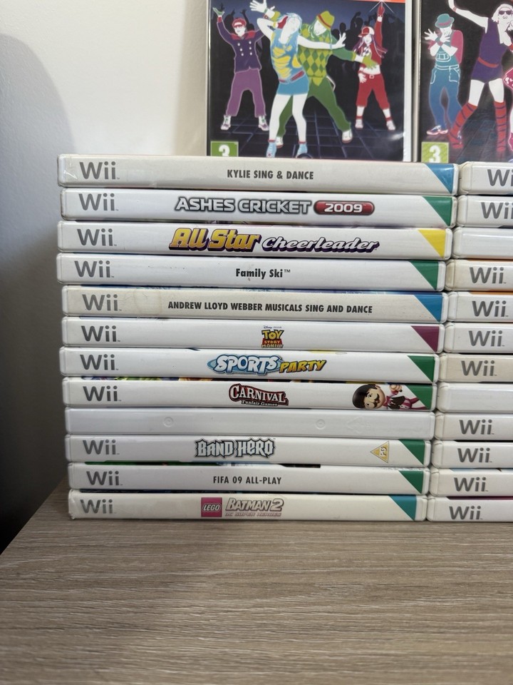 26 x Assorted Nintendo Wii Games in Cases – Mixed Genres, Bundle/Lot ...