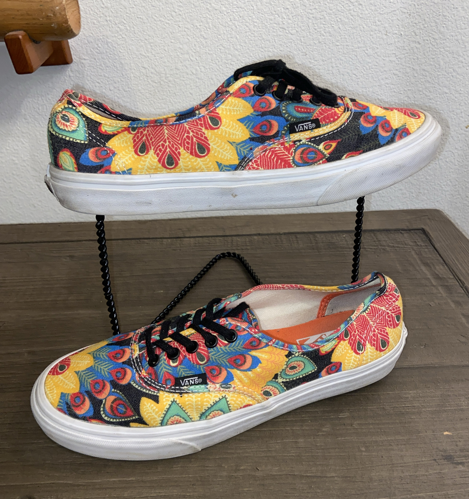 Vans Limited Edition Peacock Print Unisex Shoes Skate… - Gem