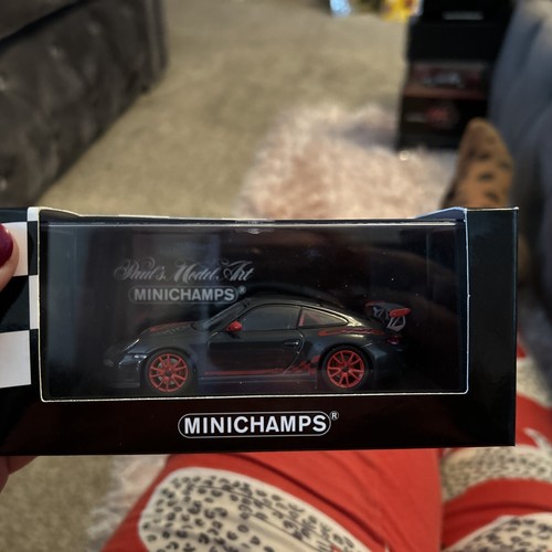 Minichamps Porsche GT3 RS Grey Red 1:43 (X34) | eBay UK