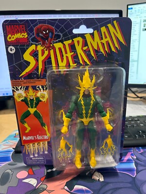 Marvel MARVEL'S ELECTRO Retro Hasbro Action Figure NEW SEALED | eBay ...