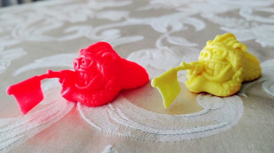 Mini Boglins Prang X 2 Neon Red, Neon Yellow (Jokers) | eBay