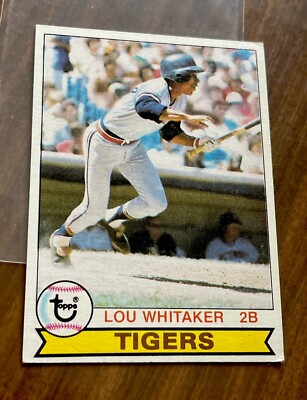 1979 Topps Baseball Card # 123 - Lou Whitaker Detroit Tigers | eBay
