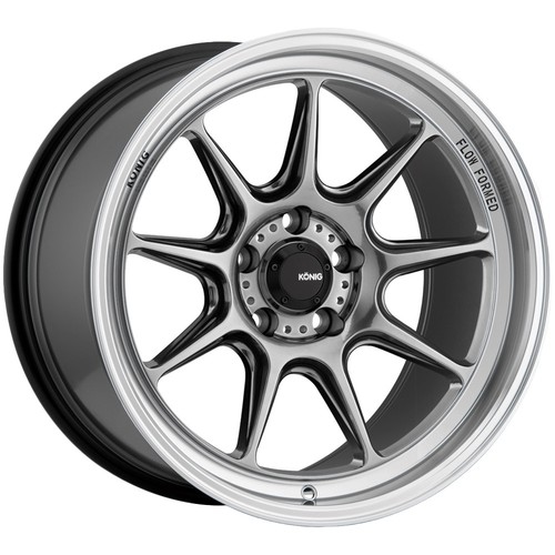 Konig Countergram 18x8.5 5x100 +40mm Hyper Chrome Wheel Rim 18" Inch | eBay