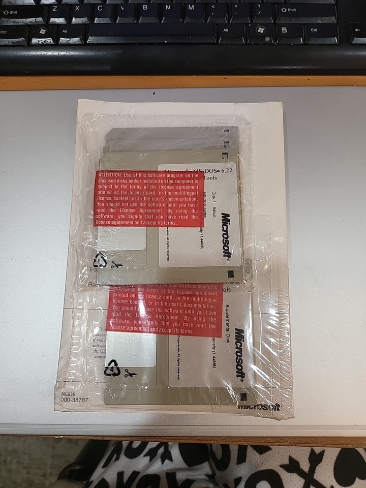 User's Guide Microsoft MS-DOS Full Version with 3.5 disks & COA New ...