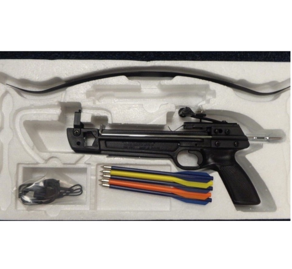 MINI Pistol Crossbow 50 LB ARCHERY HUNTING Gun W/ 15 BOLTS ARROWS XBOW ...