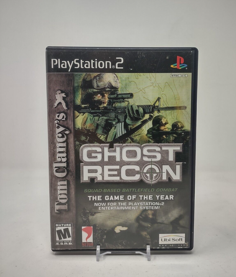Tom Clancy's Ghost Recon (Sony PlayStation 2, PS2) No Manual TESTED ...