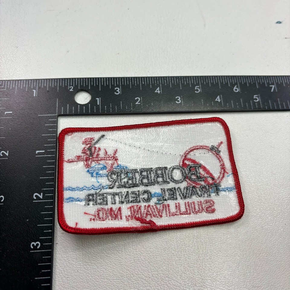 Sullivan MO Missouri BOBBER TRAVEL CENTER Patch Fish Angler Theme S43S ...