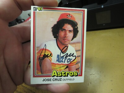 autograph card Baseball Donruss 1981 Jose Cruz 383 | eBay