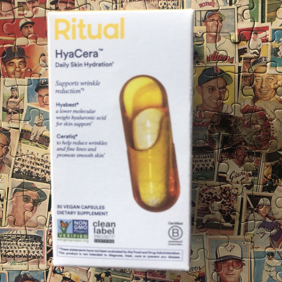 Ritual HyaCera Skin Supplement for Wrinkle Support & Skin Hydration ...