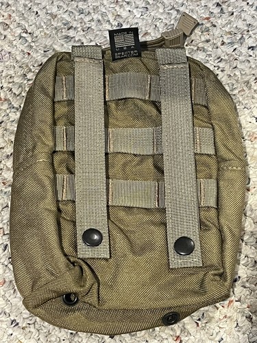 NEW Specter Gear Medium Vertical MOLLE Utility Pouch Color:COYOTE: Made ...