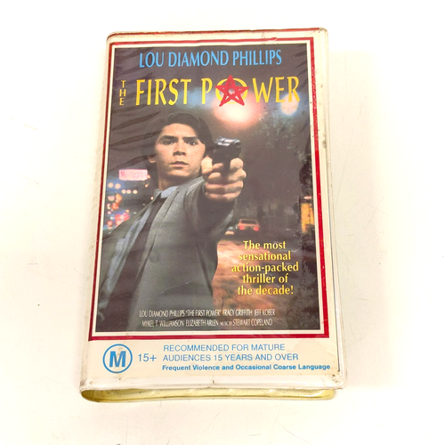The First Power - Lou Diamond Phillips - VHS Tape - Big Box Clamshell ...