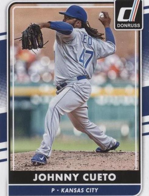 2016 Panini Donruss - Johnny Cueto #153 for sale online | eBay