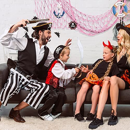 Fish Net,6 Pack Natural Fish Net Decorative Cotton Fishnet Party Pink ...