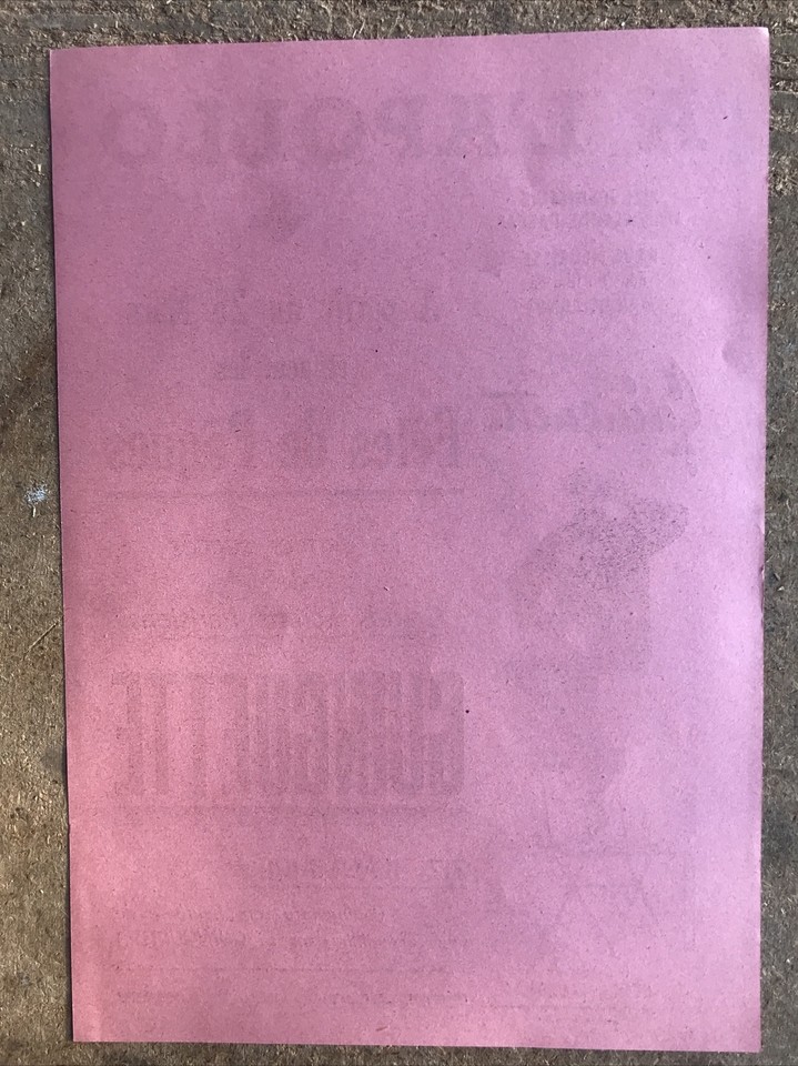 GUINGUETTE 1959 Film CINÉMA affichette Publicitaire 21,5 X15 Environ L ...