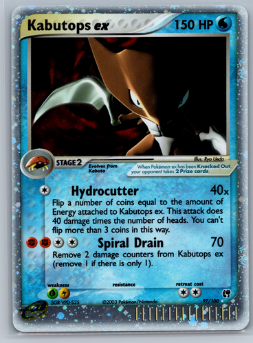 Pokemon TCG Kabutops ex Sandstorm (97/100), Near Mint Holofoil NM | eBay