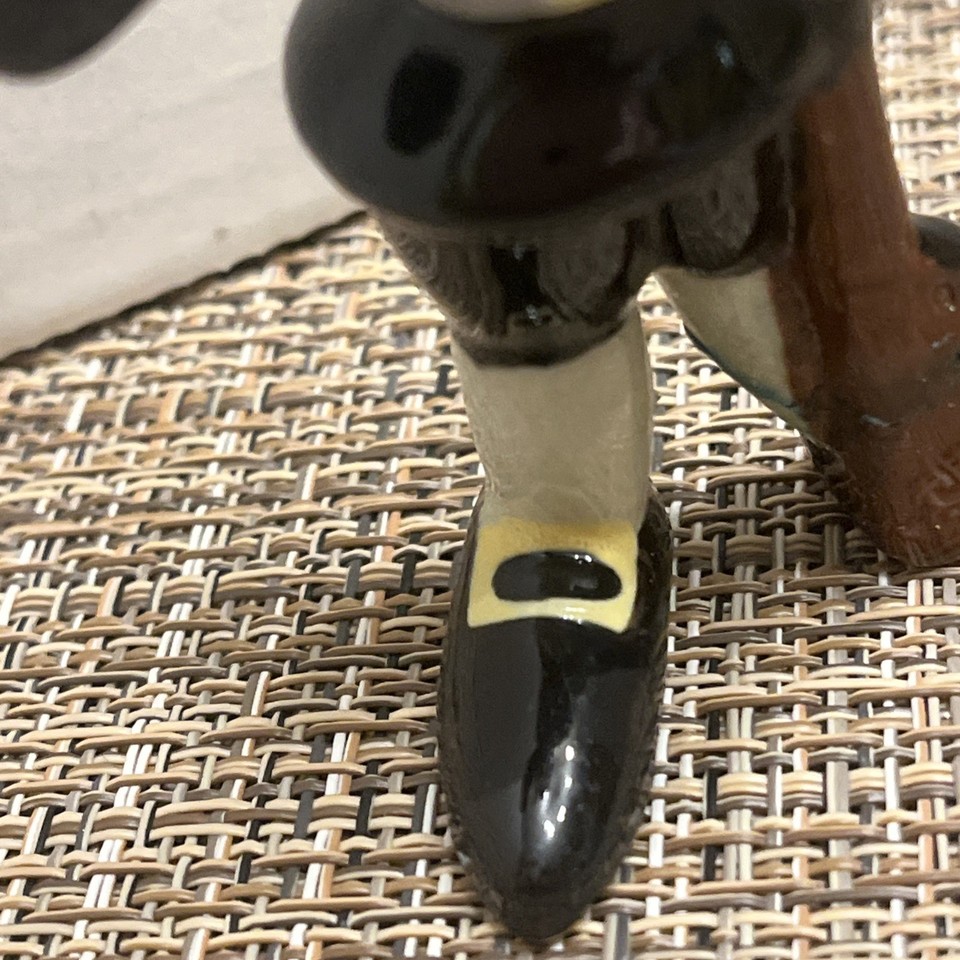 Vintage 1956 Kreiss Pilgrim W/ Rifle 5”, Repaired ,Wee Little Pilgrims ...