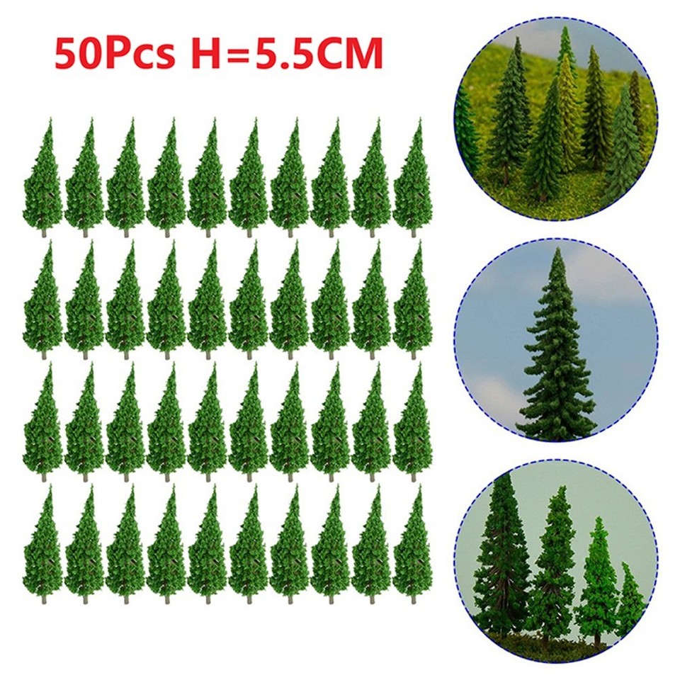 Model Model Tree 50X 55mm Landscape Model Model Tree Scale Tree Scenery ...